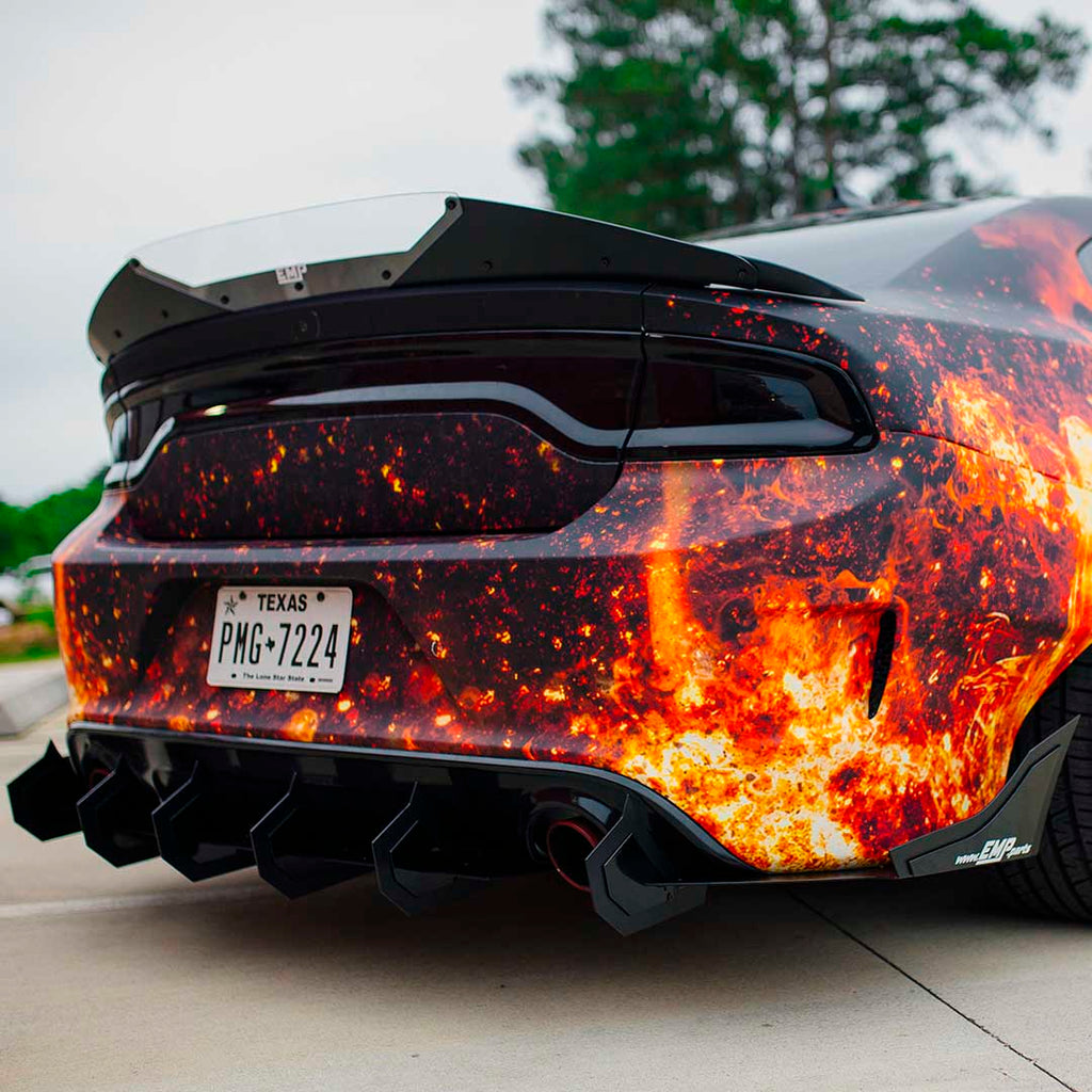 2015-23 Charger EMP Aluminum Wicker Bill Add-On